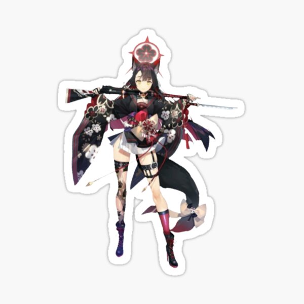 "Anime gun " Sticker for Sale by AZobir | Redbubble