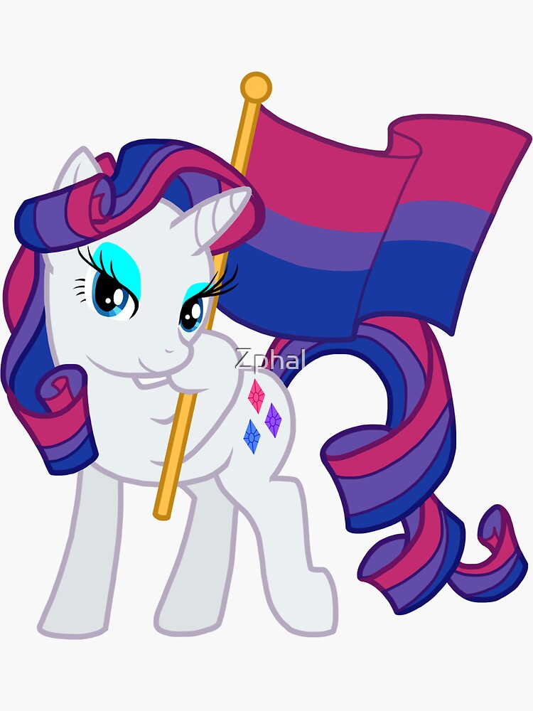 "Bisexual Pride Rarity - My Little Pony MLP LGBT+ Bi Pride Flag ...