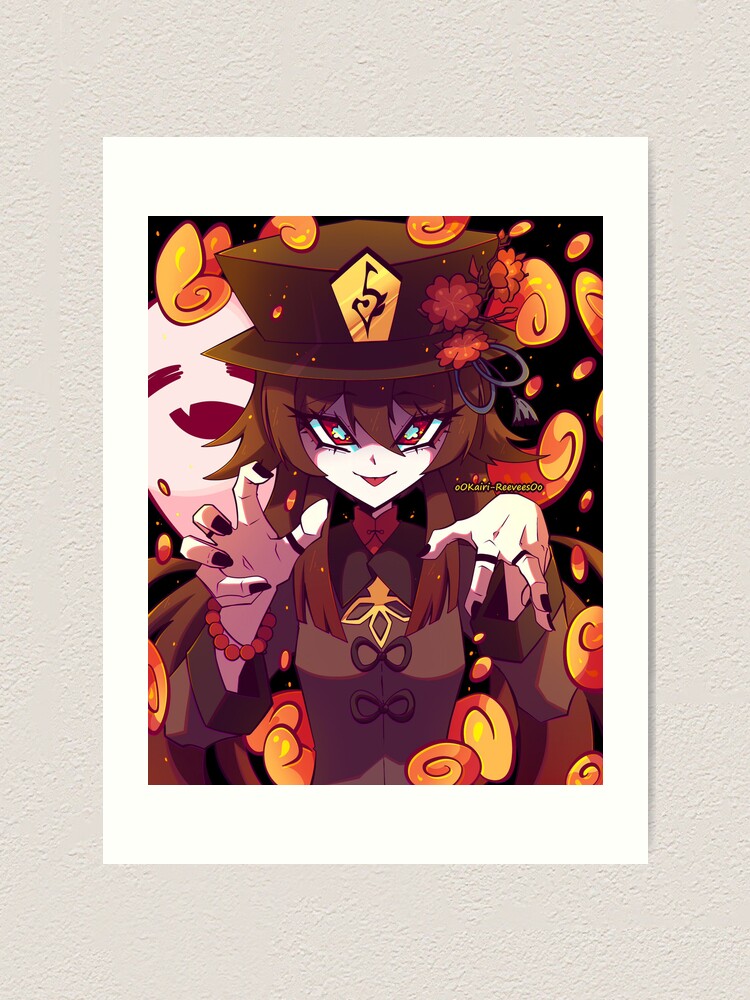 "Hu Tao (Genshin)" Art Print for Sale by oOKairiOo | Redbubble