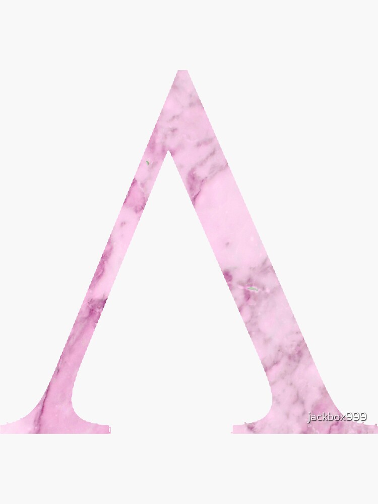 "lamda pink marble" Sticker for Sale by jackbox999 | Redbubble