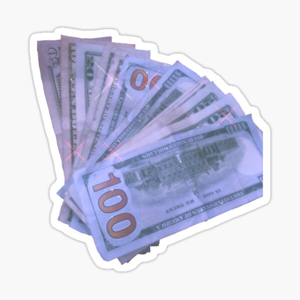 "Money" Sticker by cjs1234 | Redbubble