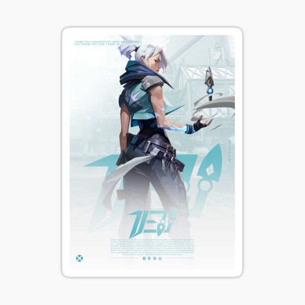 "Jett Artwork + Quote + Bio High Quality " Sticker by Leukoph | Redbubble