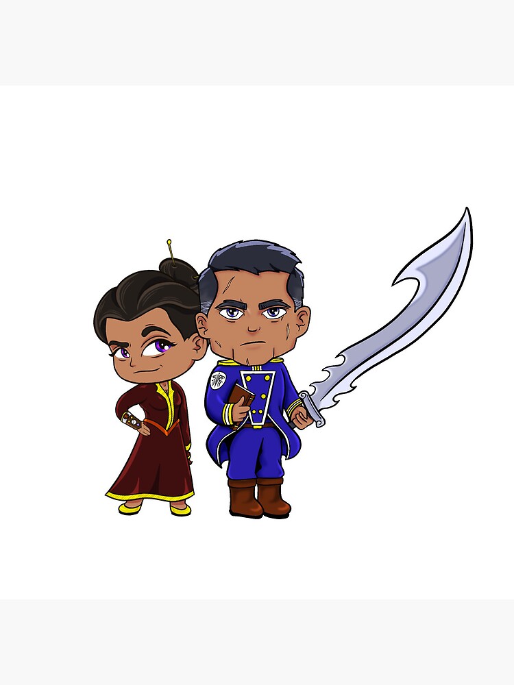 "Navani and Dalinar Stormlight Archive Chibi" Art Print by Kolbyjack48 ...