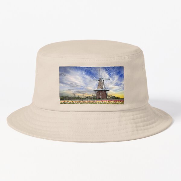 "The deZwaan Windmill on Windmill Island at Sunset" Bucket Hat for Sale ...