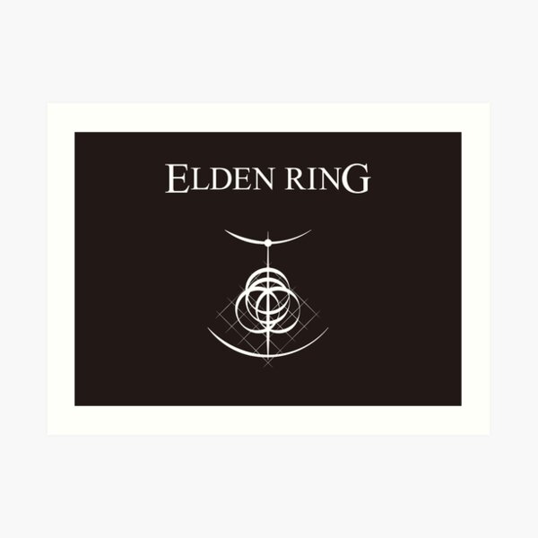 "Elden Ring Vector Logo" Art Print by bendups | Redbubble