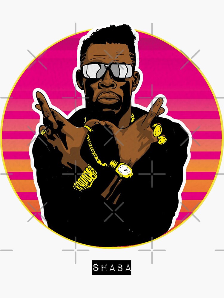 "Shabba Ranks" Sticker by syedisfar | Redbubble