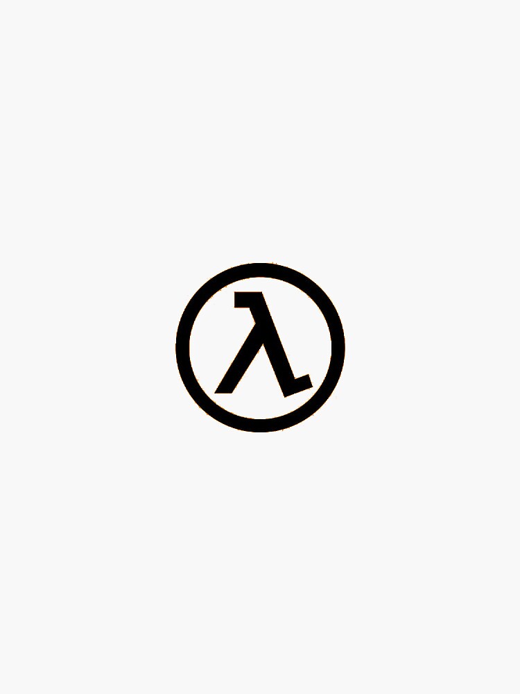 "Half-life logo" Sticker by Potato4Real | Redbubble