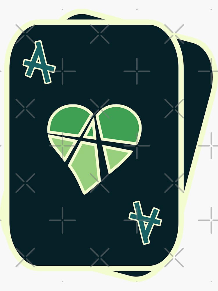 "Relationship Anarchy Pride Cards - Arospec" Sticker by dopaminerjic ...