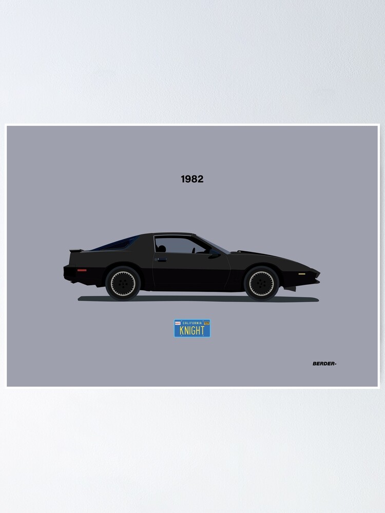 "KITT - Knight Rider" Poster for Sale by MorganBerder | Redbubble
