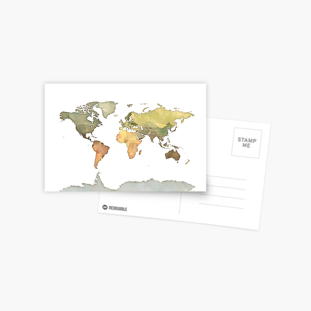 "Minimalist Modern World Map " Poster for Sale by Szafranscy Art Studio ...