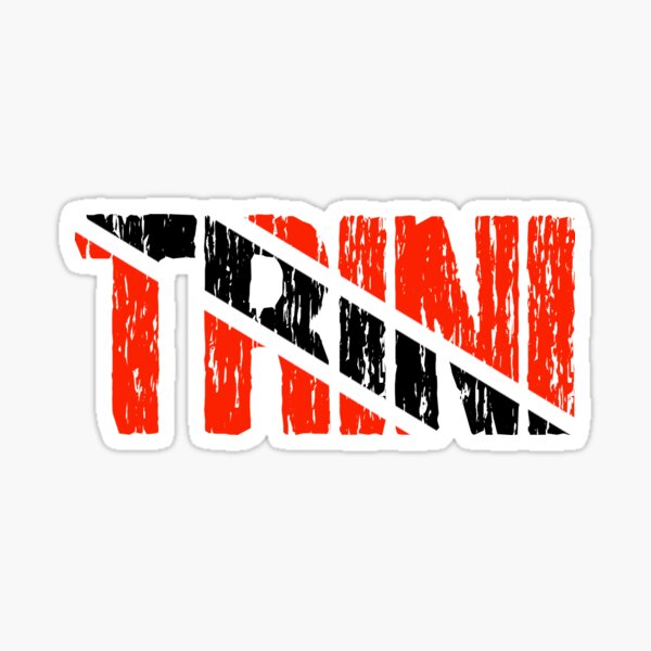 "Trinidadian Tobagonian Trini Trinidad and Tobago Flag" Sticker by ...