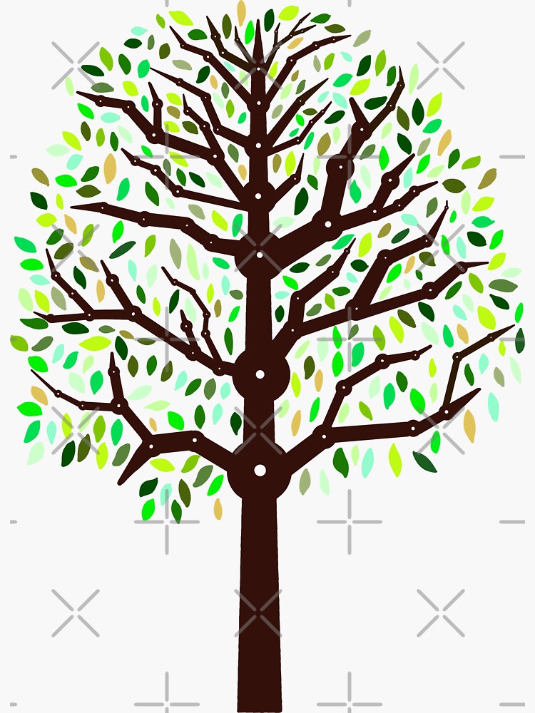 "Git tree" Sticker by SaPiVa | Redbubble