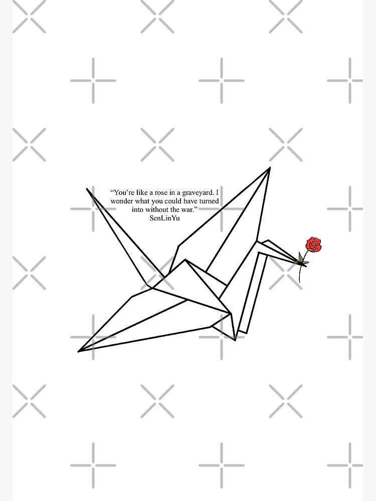 "Manacled Paper Crane" Art Print for Sale by martav99 | Redbubble