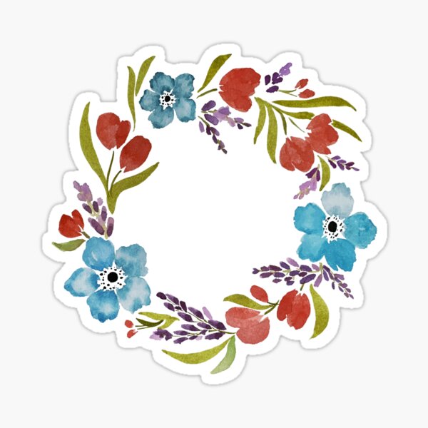 "Spring Flowers" Sticker for Sale by AaliyahMaki | Redbubble