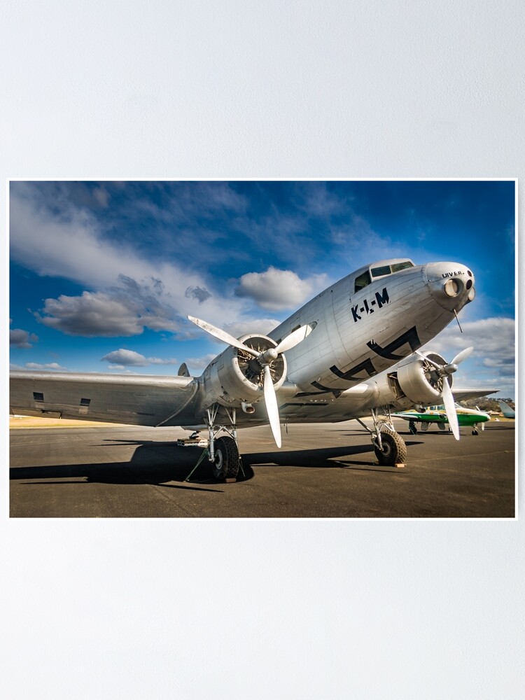 "Vintage airplane - KLM - Royal Dutch Airlines Douglas DC-2 twin ...