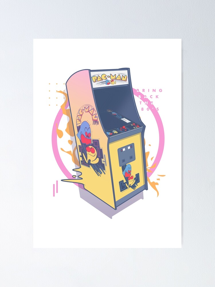 "Arcade machine - 80s" Poster for Sale by ohwow | Redbubble