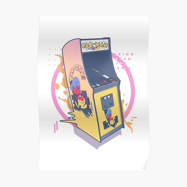 "Arcade machine - 80s" Poster for Sale by ohwow | Redbubble