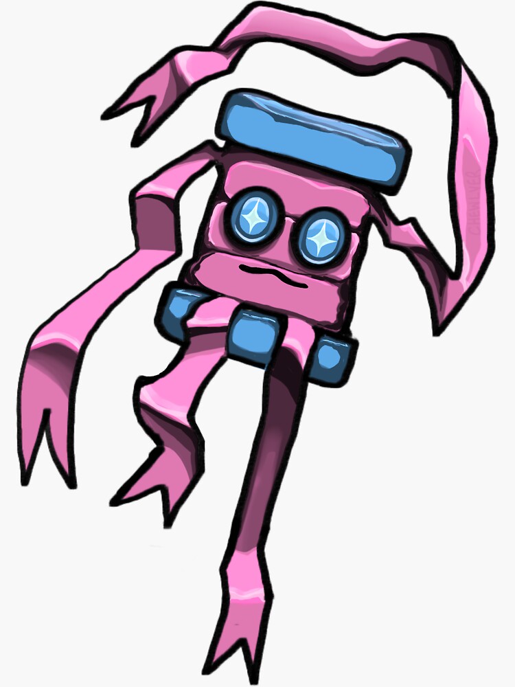 "ribbon guy" Sticker by chewlver | Redbubble