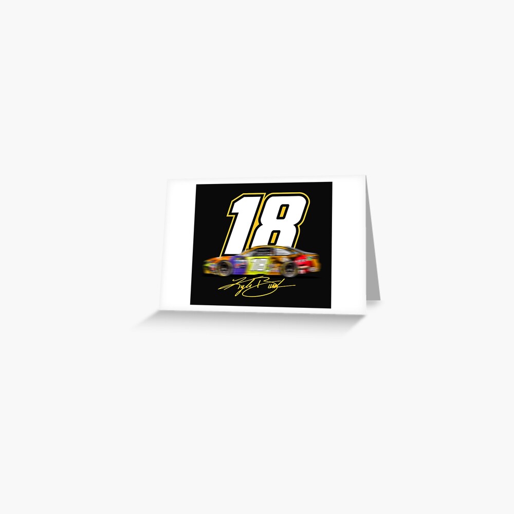 "Kyle Busch Nascar champion signature number car" Greeting Card by ...
