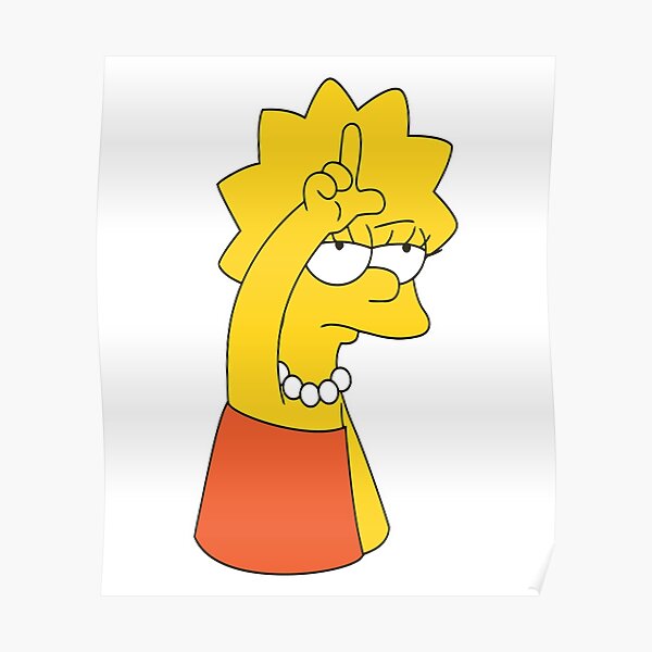 "lisa loser" Poster for Sale by artSofie | Redbubble