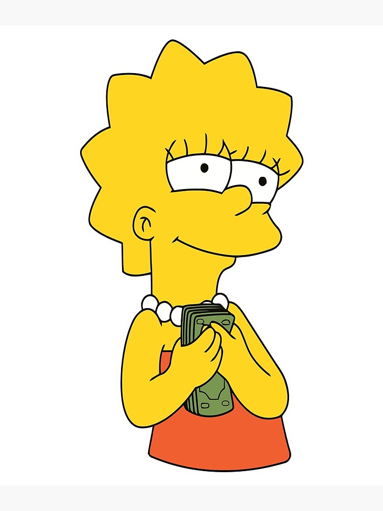 "lisa money" Poster for Sale by artSofie | Redbubble