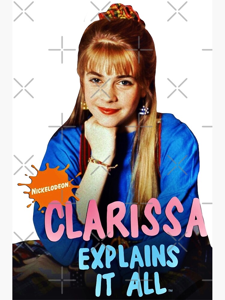 "Clarissa Explains It All" Poster for Sale by Ethereal-Enigma | Redbubble