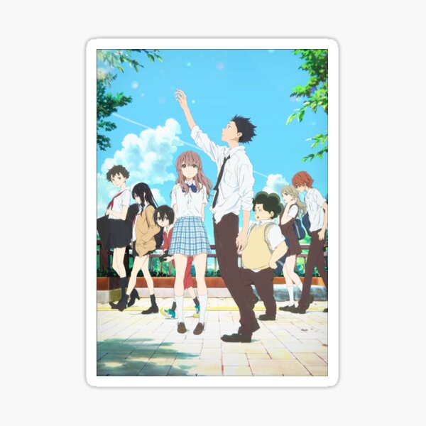 "A silent voice movie" Sticker for Sale by OtakuWord | Redbubble