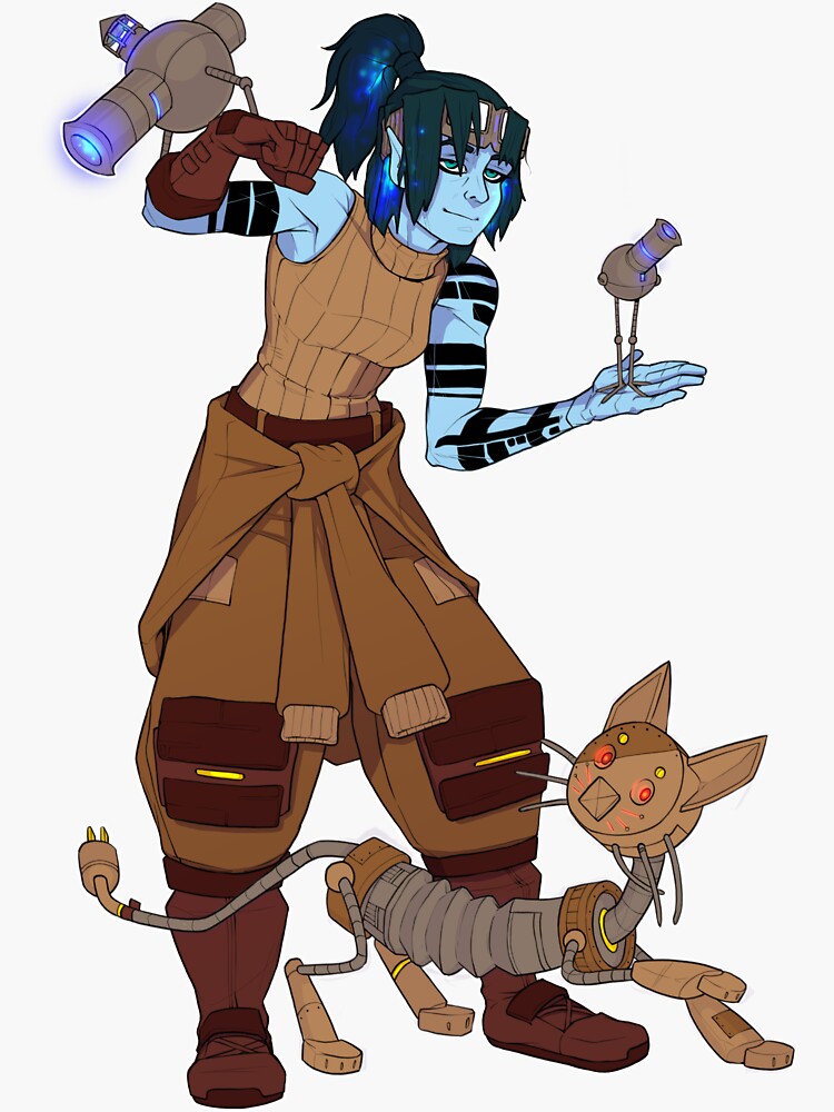 "Blue Dani" Sticker for Sale by RWDPodcast | Redbubble