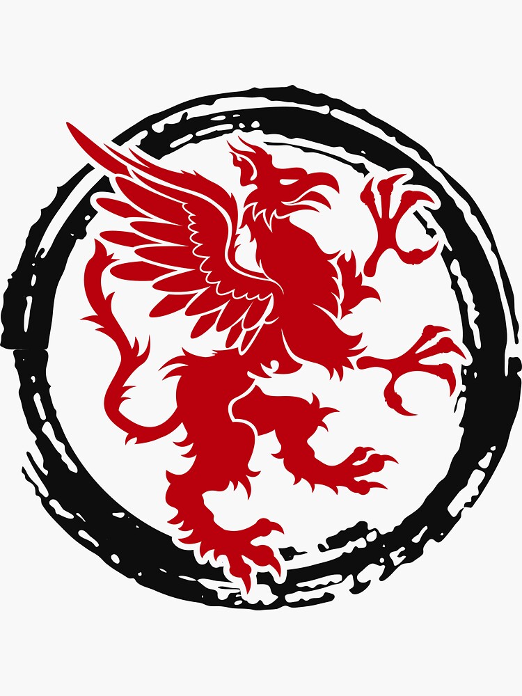 Red Griffin Logo Authority Red Griffin Logo Ready Made, Sold Once