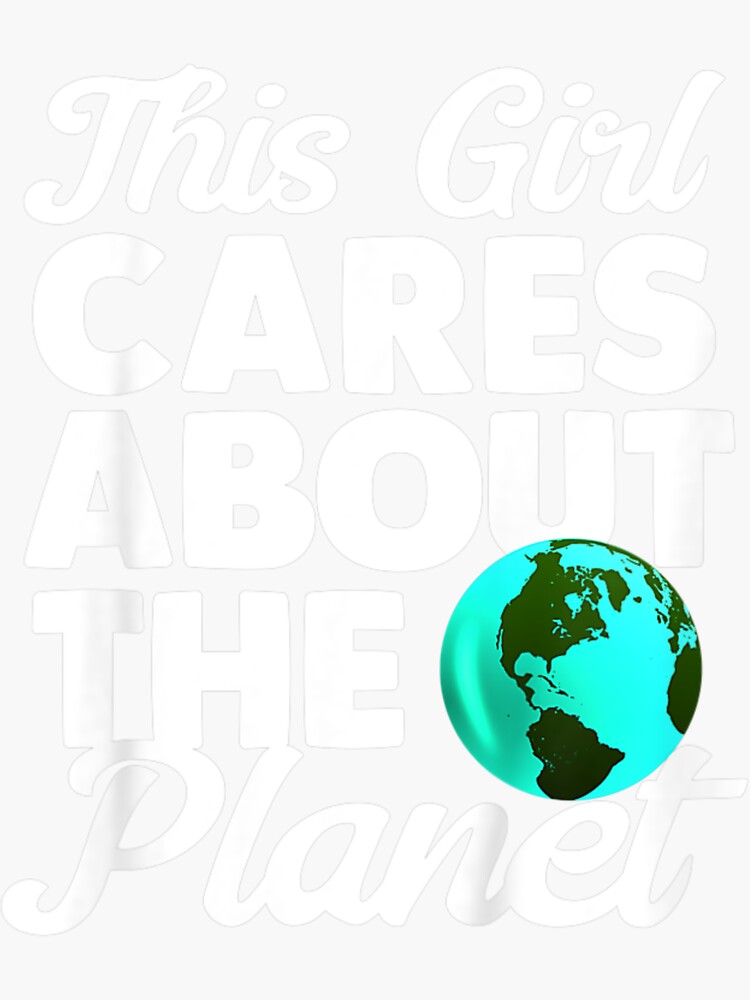 "Kids Climate Change Activism Earth Day Environmental Girls Gift ...