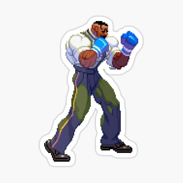 "Dudley Boxing Stance SF3" Sticker by ropified | Redbubble