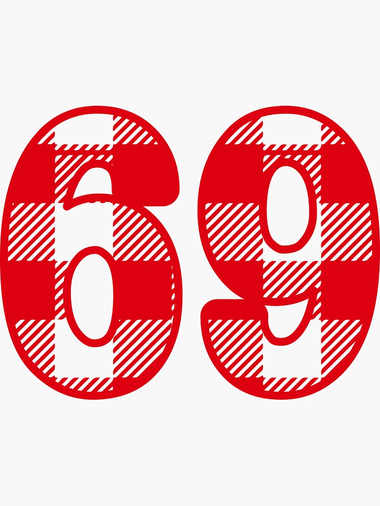 "Funny 69 | Pam and Tommy | Tommy Lee | Number 69 | Sixty Nine" Sticker ...