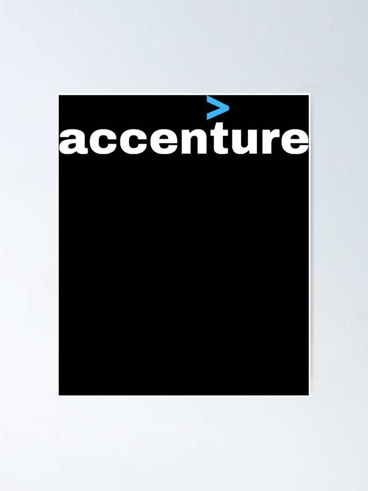 Póster «Logotipo de Accenture Merch Clásico» de ShamekaWilliams | Redbubble
