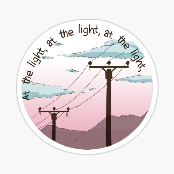 "Telephone Wire..." Sticker for Sale by Barnespls | Redbubble