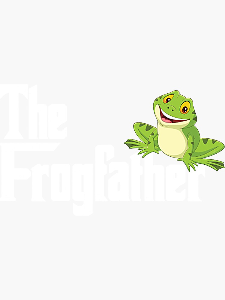 "The Frogfather Frog Father" Sticker by Johnka665 | Redbubble