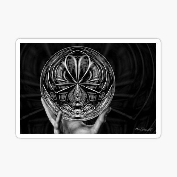 "Fractal Escher" Sticker by Poukibear | Redbubble