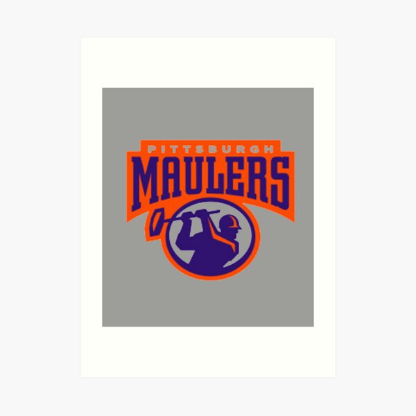 "Pittsburgh Maulers 2022 Retro Football Throwback" Art Print by ...