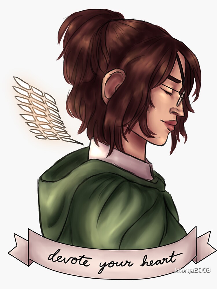 "hange zoe" Sticker by lmorga2003 | Redbubble