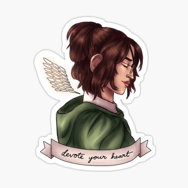 "hange zoe" Sticker by lmorga2003 | Redbubble