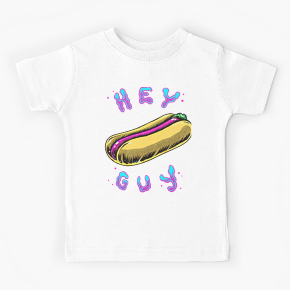 "Drew Gooden Merch Hey Guy Hot Dog" Kids T-Shirt by WestonMontoya ...