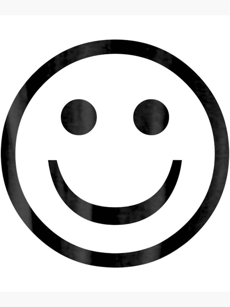 "Smiley Face Cute Positive Happy Smile Face" Art Print for Sale by ...