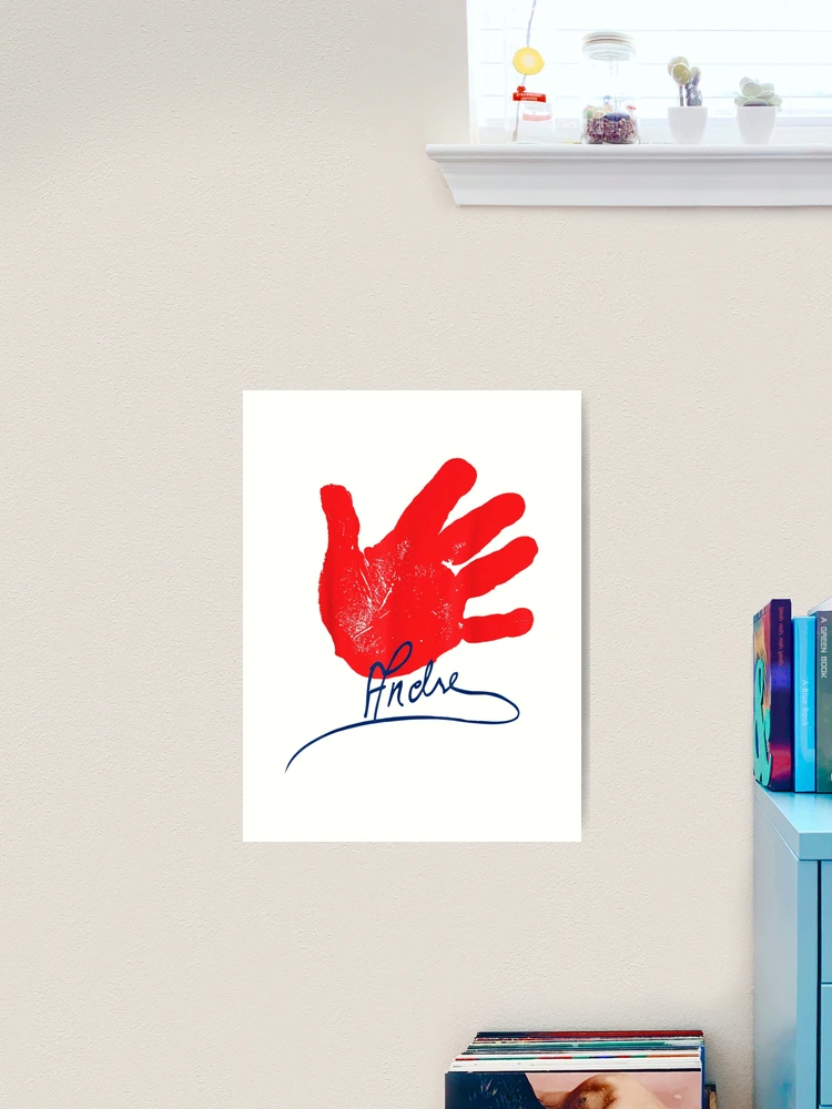 Andre The Giant Hand Print