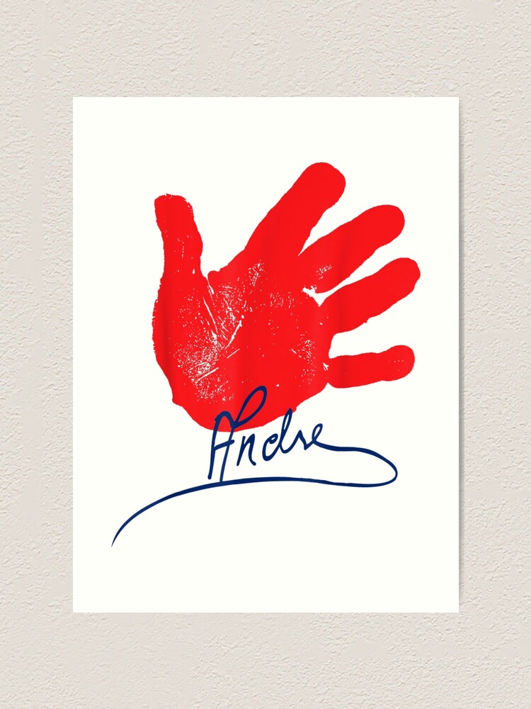"WWE Andre the Giant Handprint Signature" Art Print for Sale by ...