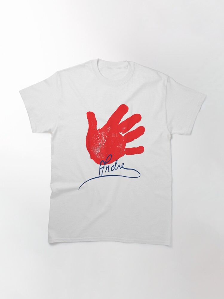 "WWE Andre the Giant Handprint Signature" Classic T-Shirt for Sale by ...
