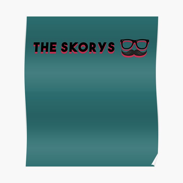 Póster «El logotipo de Skorys Merch azul» de LyLas147 | Redbubble