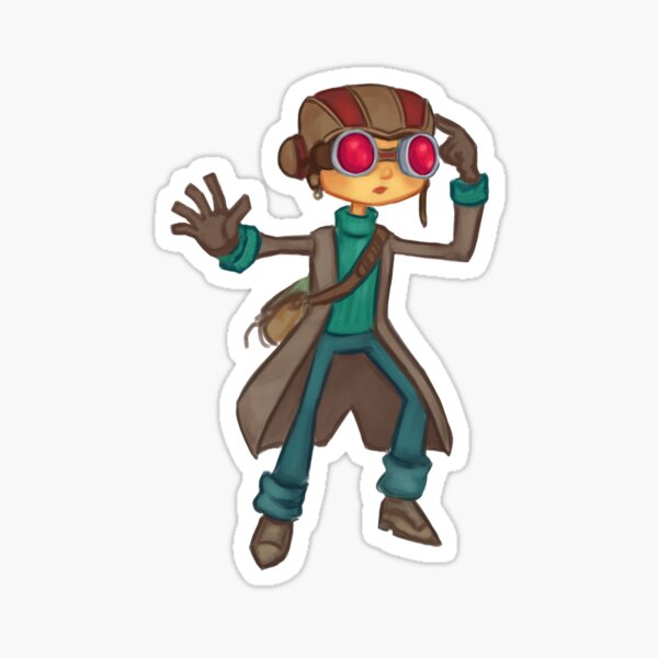 "Psychonauts Raz Pose" Sticker by Stardrop-Studio | Redbubble