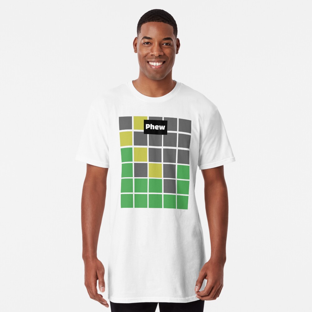 "Wordle Phew Meme" Sticker for Sale by SamiJanelle | Redbubble