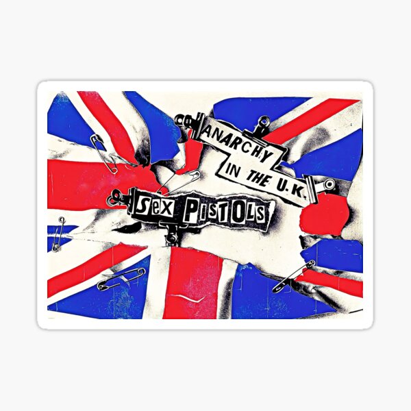 "The UK Flag Anarchy" Sticker by WiyonoStoreArt | Redbubble
