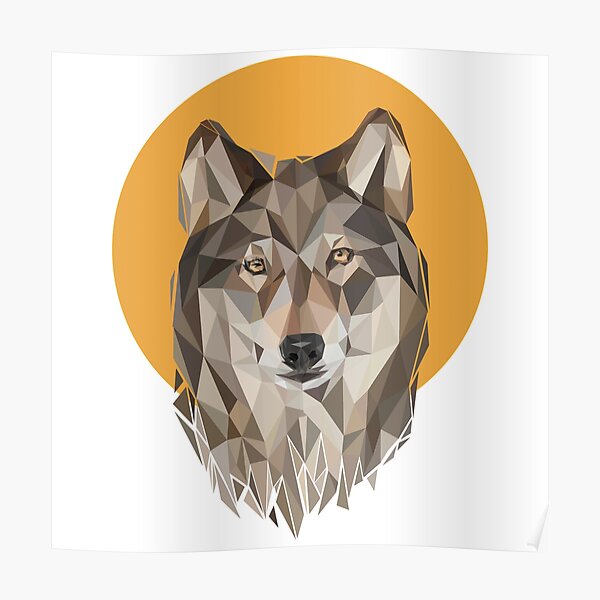 "Wolf Fan art" Poster for Sale by jerapahart | Redbubble