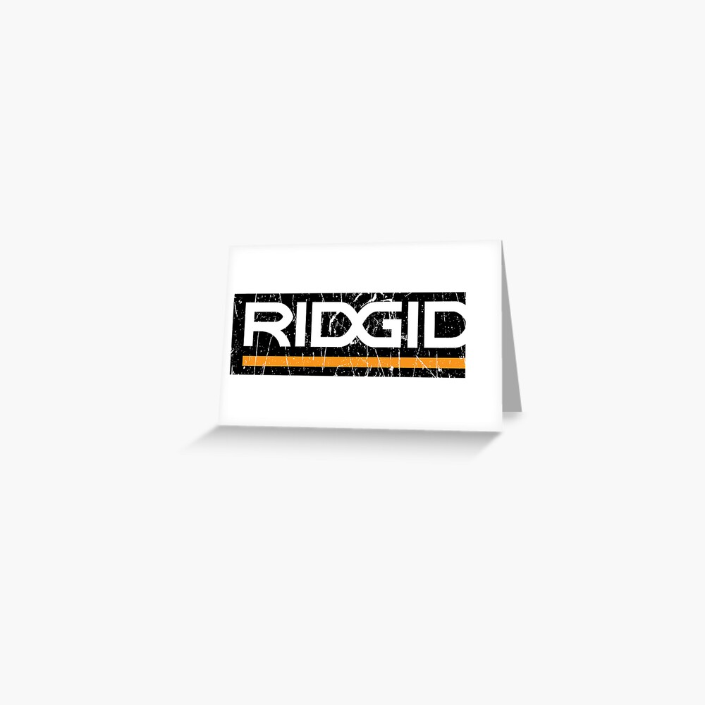 "Ridgid Logo" Greeting Card by Gear-head | Redbubble